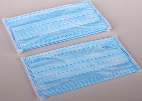 Non Woven BFE 95 Surgical Protective Mask Blue Brethable 3 Ply Earloop Face Mask