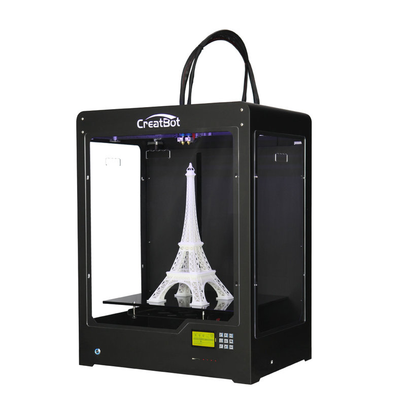 New Structure Automatic FDM 3D Printer Metal Case With Triple Extruders