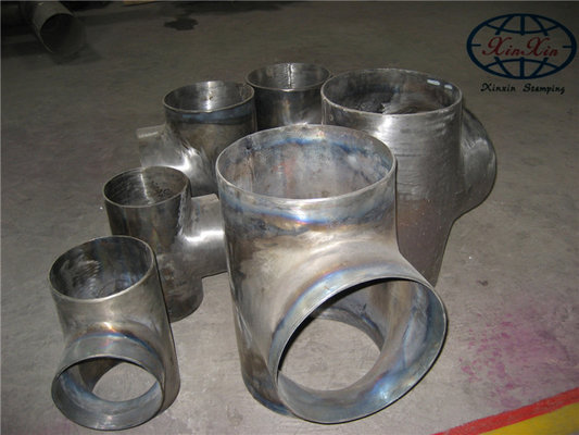 Gr.1 Gr.2 Gr.7 Titanium Fittings , Painted DN15 - DIN 850 Equal Tee