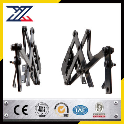 Black Carbon Steel Metal Aluminum Stampings Products Electric Sofa Frame Parts