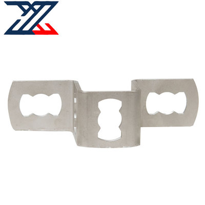 Stainless Steel Sheet Precision Metal Stamping Angled Shelf Brackets For Windows / Doors