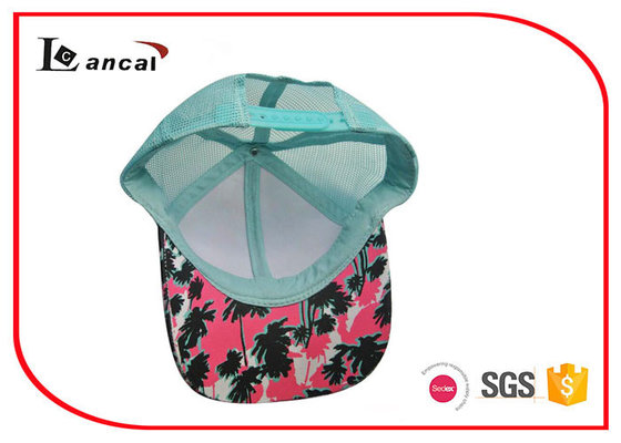 Multi Color Hawaii Ladies Summer Baseball Caps Hats With Netting