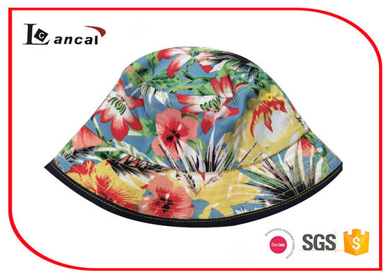 Personalised Short Brim Bucket Hat Womens Fisherman Hat With Strings