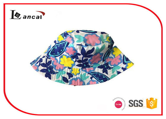 Ladies Reversible Camo Bucket Hat 57CM Bright Floral Fisherman Hat