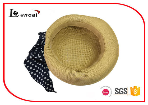 Natural Color Wide Brimmed Straw Hat