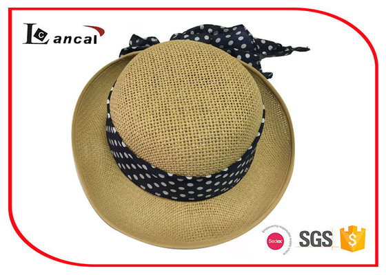 Natural Color Wide Brimmed Straw Hat