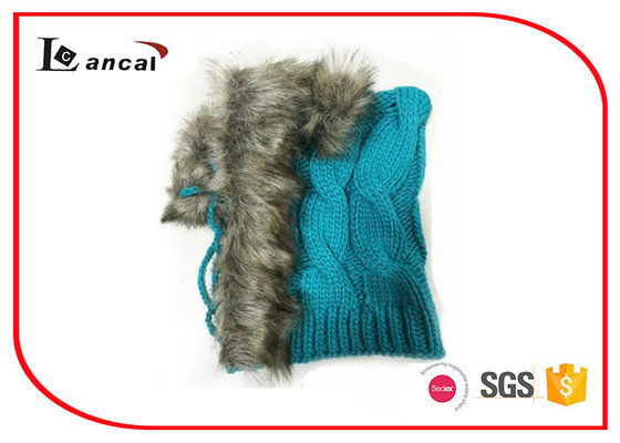 Blue Winter Knit Hats