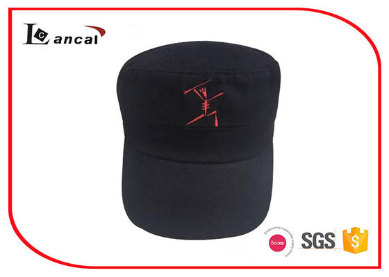 10856 cotton twill baseball caps hats / military cap with silver metal adjuster