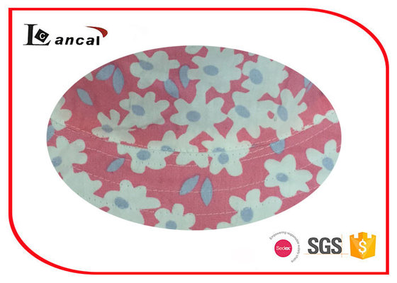 Flower Printed Bucket Hat double layer wide brimmed sun hat for girls
