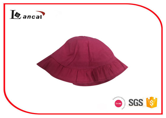 Hello Kitty Fisherman Bucket Hat , Red Cotton Cute Bucket Hats For Girls