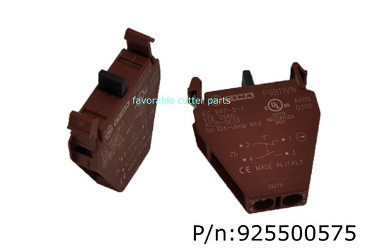 925500575 Cutter Parts GT7250 Swithc GE P9B11VN 1 NC 1 NO Contact Block , Used For GT7250