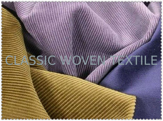 100% COTTON CORDUROY FABRIC PLAIN DYED    CWT#14W