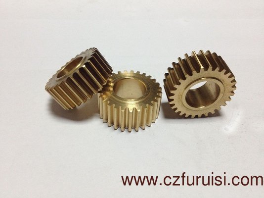 Module 0.5 brass spur gear for reduction gearbox