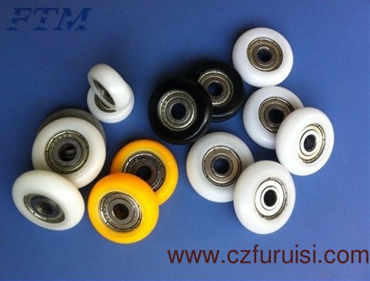 22mm dia v groove widely used sliding bearing pulley