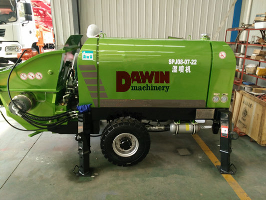 China 8 Cubic Meters Per Hour Smaller Shotcrete Pump Spraying Machine with Electric and Diesel Power on Sale supplier