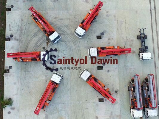 21m 25m 29m 30m 33m 37m Mini Concrete Pump Truck with Placing Arms on Sale supplier