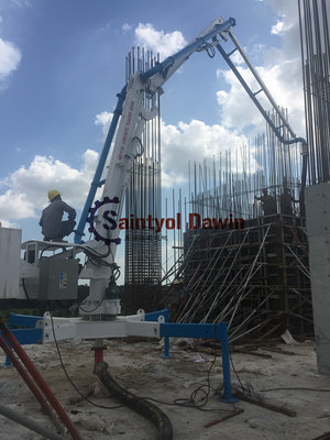 17m Detachable Boom Arms 3 Sections Mobile Concrete Placing Boom in Hot Selling supplier