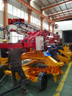 15m light weight trailer mobile concrete placing boom on sale supplier