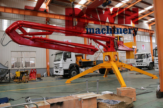 13m 15m 17m 18m Mini Mobile Trailer Spider Concrete Placing Boom Placer on Sale supplier