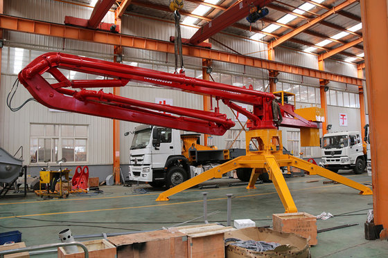 13m 15m 17m 18m Mini Mobile Trailer Spider Concrete Placing Boom Placer on Sale supplier