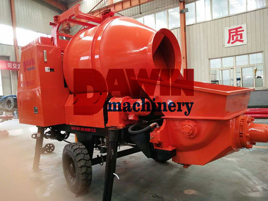 Effective Self Loading Concrete Mixer with Pump with 450L Drum and 30m3 Pumping System supplier