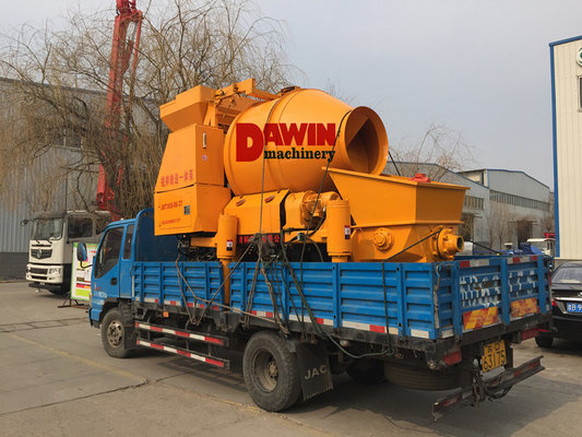 Small Electric Concrete Mixer Pump/Concrete Mixing Pump/Concrete Mixer Machine Output Aggregates 50mm Diameter supplier