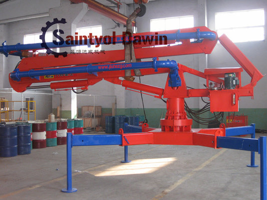Mini Mobile Spider 13m 15m 17m Concrete Placing Boom for Building Reinforced Concrete Frame Buildings on Inner City Site supplier
