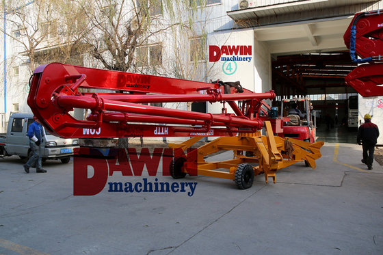 Mini Mobile Spider 13m 15m 17m Concrete Placing Boom for Building Reinforced Concrete Frame Buildings on Inner City Site supplier