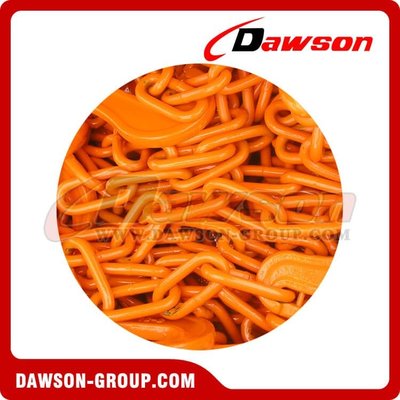 Grade 80 Alloy Lashing Chain / G80 Welded Long Link Chain for Cargo Lashing