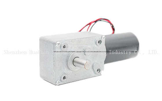 High Torque Worm Gear Motor 24V , Low Noise Worm Drive Dc Motor Open Type