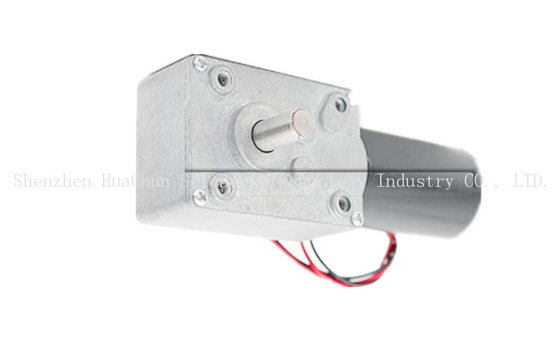 High Torque Worm Gear Motor 24V , Low Noise Worm Drive Dc Motor Open Type