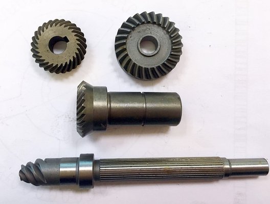 Stainless Steel Small Metal Gears Beval Gears Bevel Shape With CE / ROHS Certificate