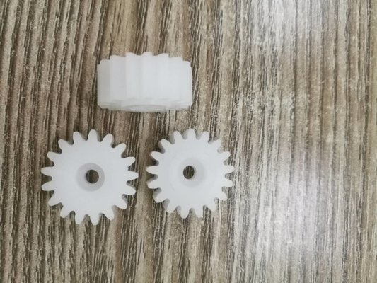 OEM Durable Machined Plastic Gears , Plastic Spur Gears Customized Color For Toy