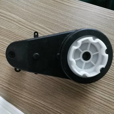 Black White Small Plastic Gears 6V Brush Commutation For Electric Toy Car
