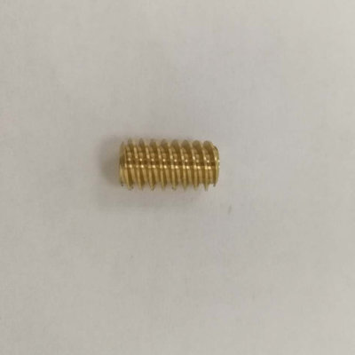 Brass Iron Micro Worm Gear Custom Machinery Spare Parts Hardened Tooth Surface