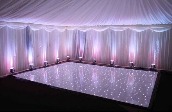 Stage  Lighting  8W Star LED  Dance Floor  60x60cm  Aluminum Panel  RGB 3 in 1 Color