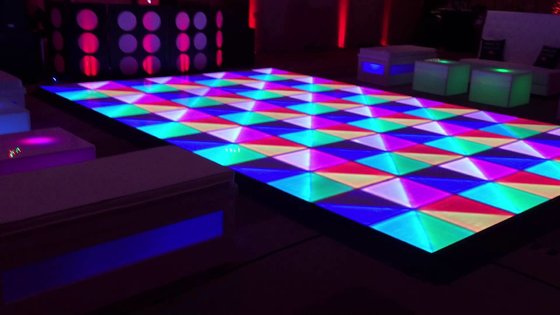 220V 50Hz  Sound Control Nightclub  RGB  LED  Dance Floor  Aluminum Panel Party Lighting