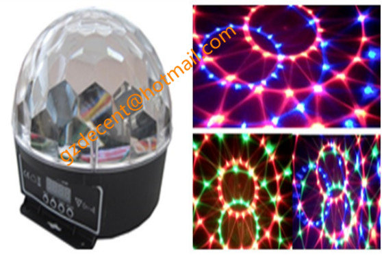 Pattern Effect LED Crystal Magic Ball  Disco DJ Lighting Stage Lighting