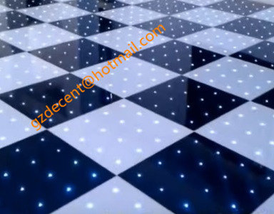 Stage  Lighting  8W Star LED  Dance Floor  60x60cm  Aluminum Panel  RGB 3 in 1 Color