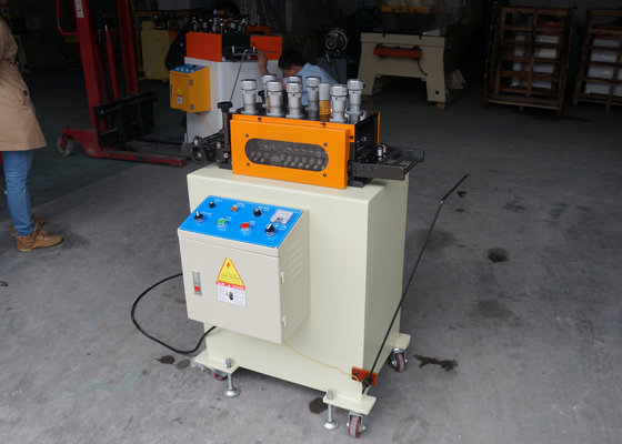 Frequency Changer Adjust Speed Automatic Straightening Machine , Motor Drive Coil Straightening Machine