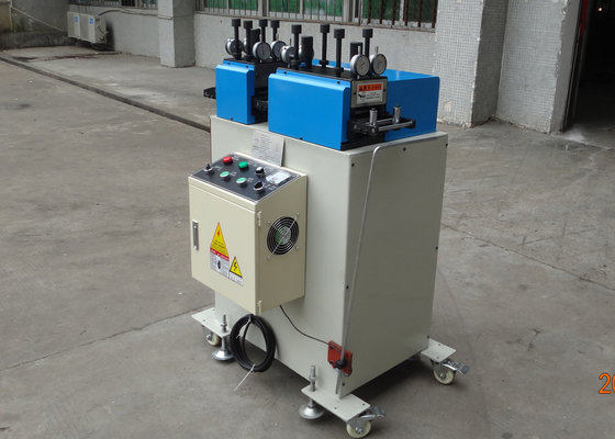 4 Points Adjuster Leveler Machine With 20mm Diameter Straightener Roller Dial Indicator