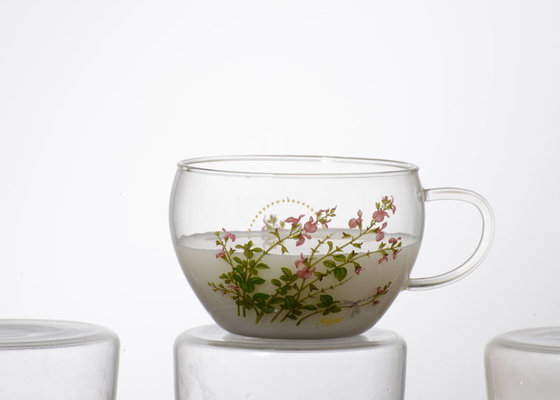 Custom Borosilicate Espresso Double Wall Glass Coffee Cups drinking