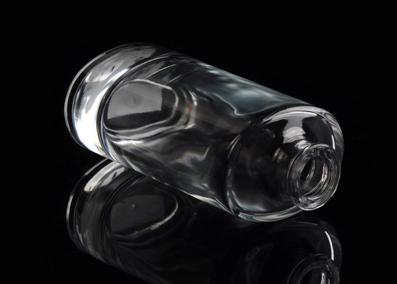 Empty Aroma Fragrance Glass Perfume Bottles Cork Sealing , Ellipse Cylinder