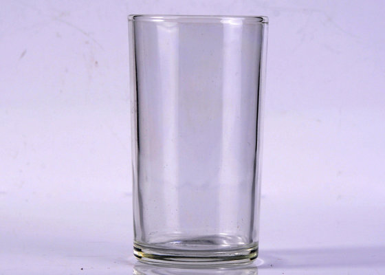 186Ml Water Glass Tumbler , straight tempered water glass cup 100mm high