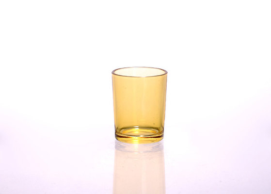 Print Logo Antique Bulk Glass Candle Holders Decoration Popular Shape