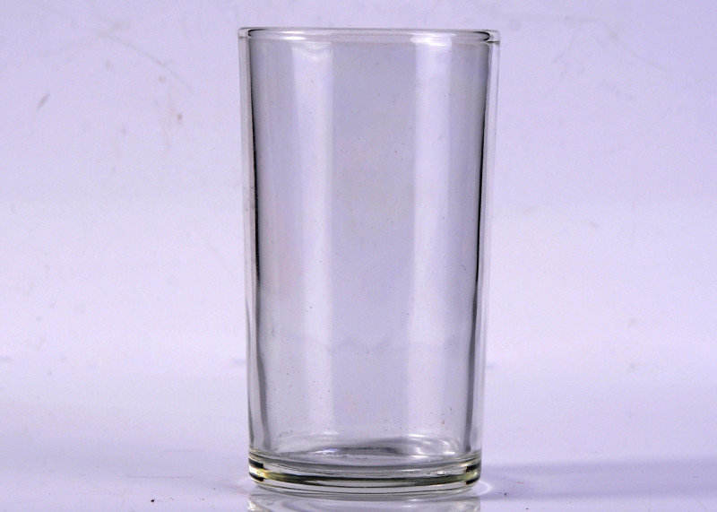 186Ml Water Glass Tumbler , straight tempered water glass cup 100mm high