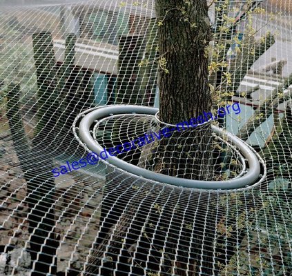 Model of rope mesh installation