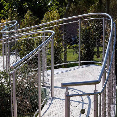 Stainless steel cable netting mainly for fence filling , protection mesh.