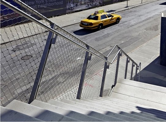 Stainless steel rope mesh,stair balustrade,bridge balustrade,balcony balustrad