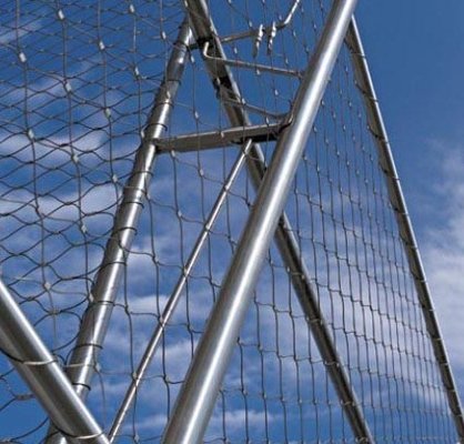 Stainless steel mesh fence filling
